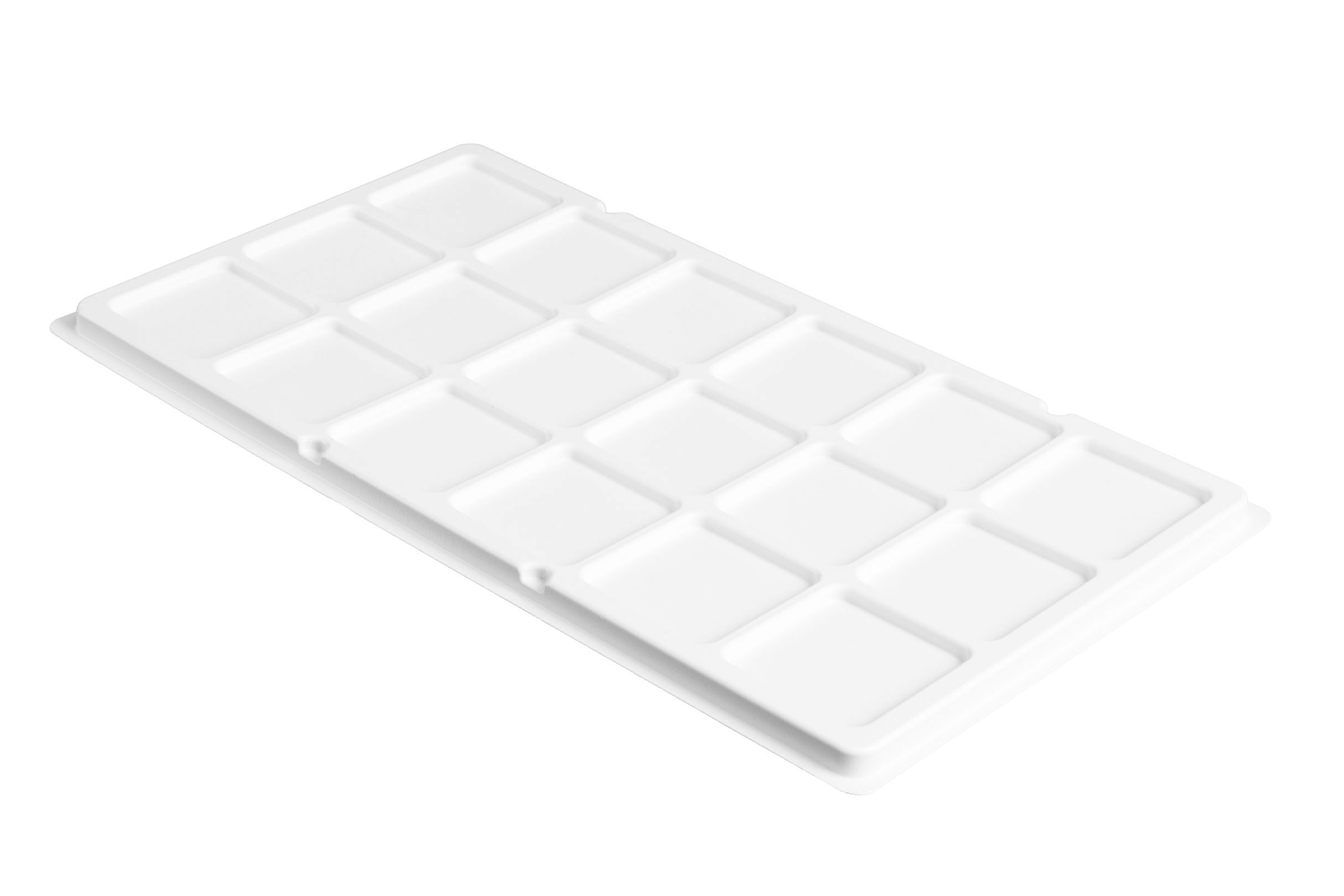 8225-W Square Pocket Packaging Tray - 2.75" x 2.75" x 0.25" | Ready ...