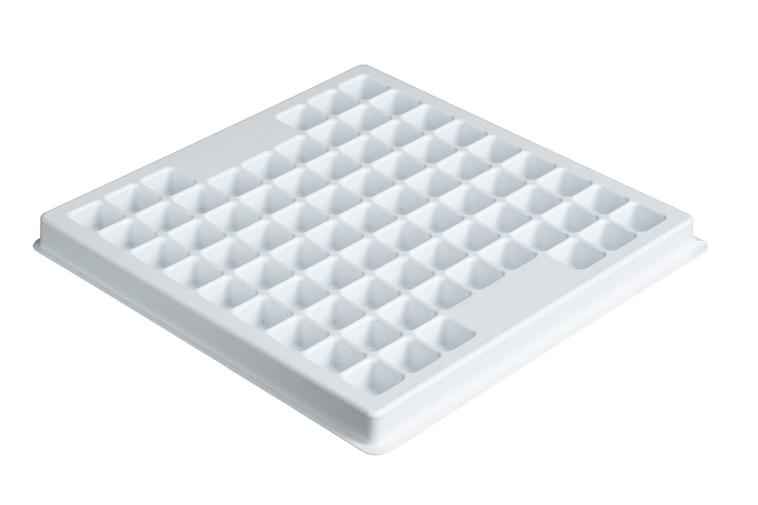 3390-W Square Pocket Packaging Tray - 0.75" x 0.75" x 0.625" | Ready ...