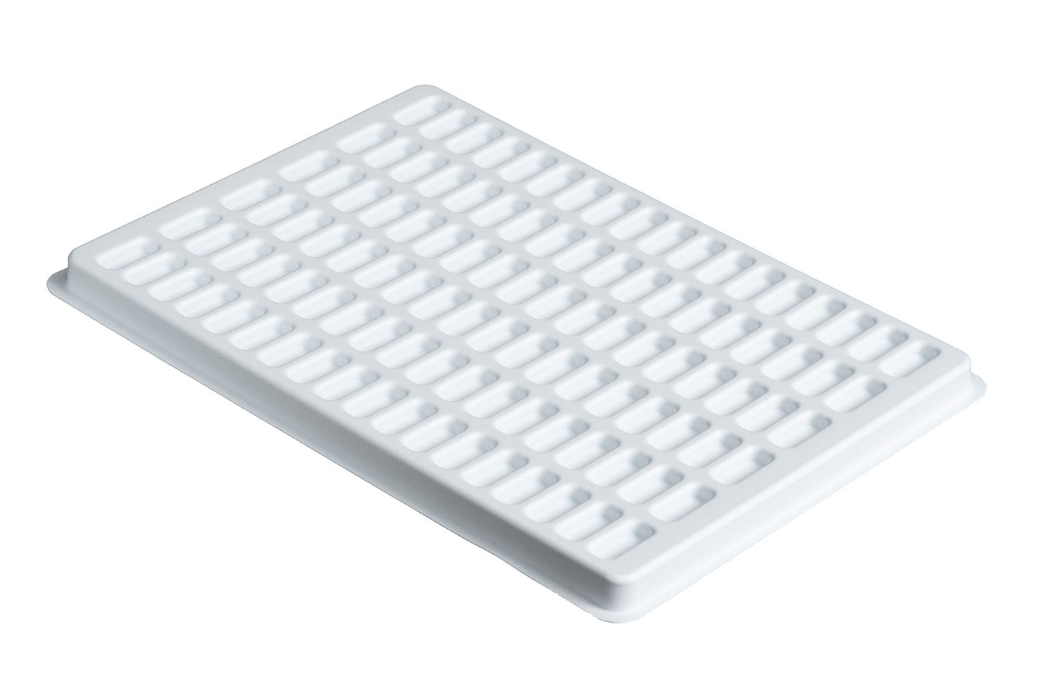 4120-W Rectangular Pocket Packaging Tray - 0.8" x 0.3" x 0.2" | Ready ...